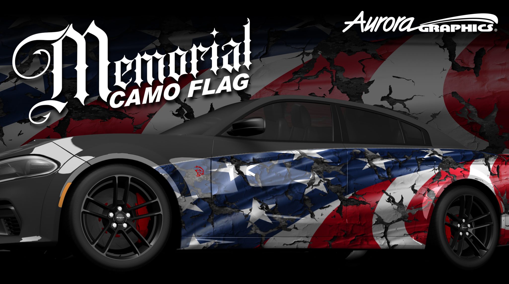 Memorial Camo Flag | Aurora Graphics