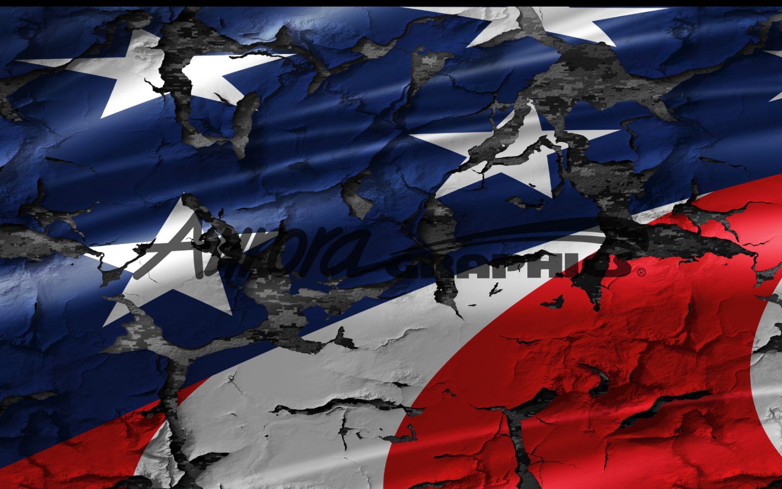 Memorial Camo Flag | Aurora Graphics